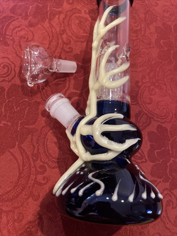 New 10 inch Water Pipe Heavy Glass Bong Smoking Pipe Ship From New York ...