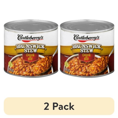 (2 pack) Castleberry's Brunswick Stew, with Chicken and Beef, 20 oz Can ...