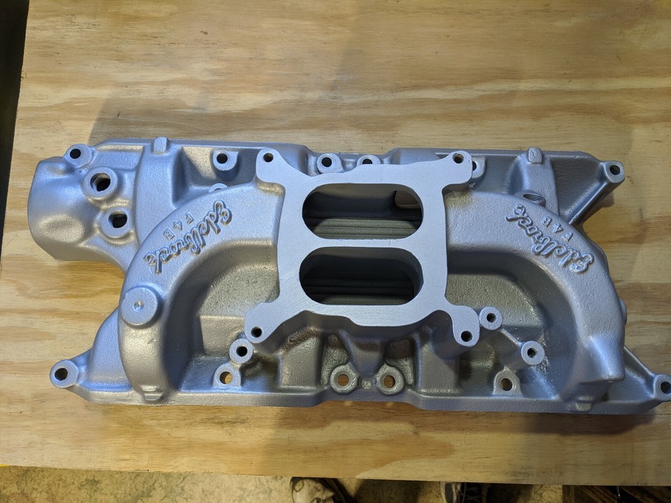 Edelbrock Hipo F4B Intake Mustang GT Cobra Shelby 289 302 347 Sunbeam ...
