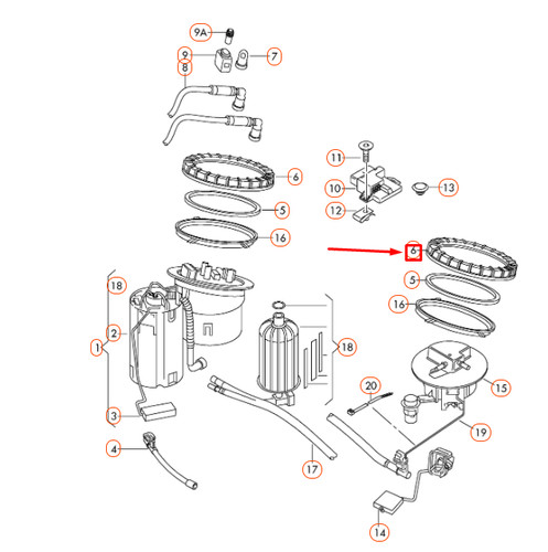 NEW AUDI A4 B8 FUEL SYSTEM UNION NUT 4F0201375 OEM | eBay