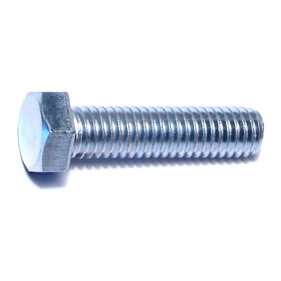 3/8"-16 x 1-1/2" Zinc Plated Steel Coarse Full Thread Hex Head Tap ...