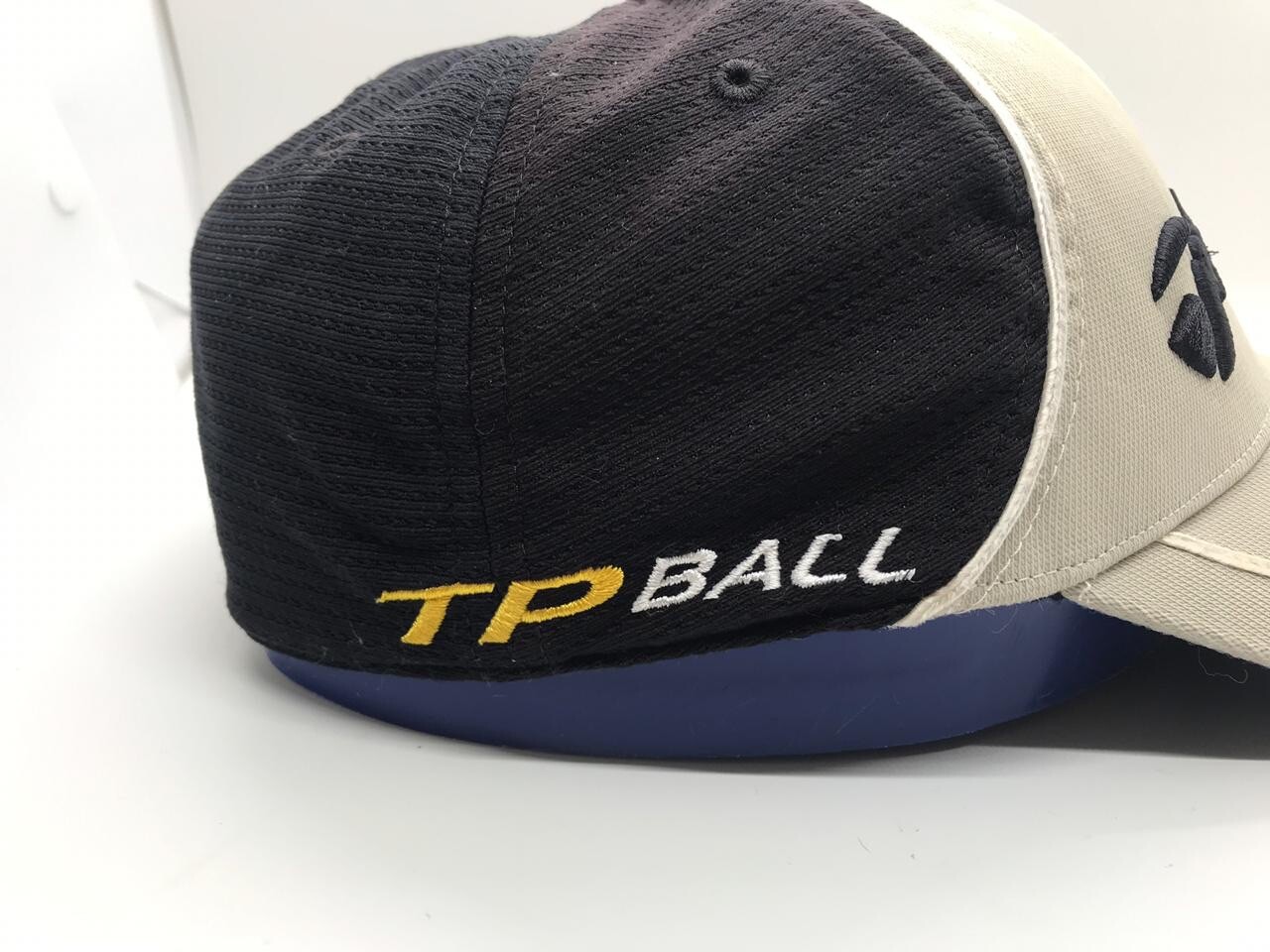 TaylorMade Burner TP Ball Adidas Cap Hat Fitted Size S/M Nylon Cotton ...