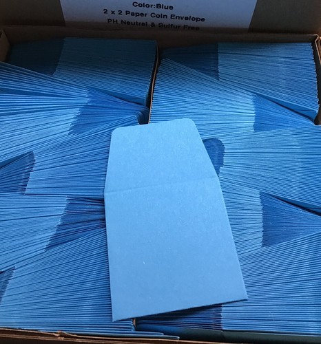 Guardhouse Blue Archival 2x2 Paper Coin Envelopes 100 pack | eBay