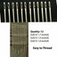 48x Self-Threading Sewing Needles - ASSORTED SIZES - EASY THREAD- Big ...
