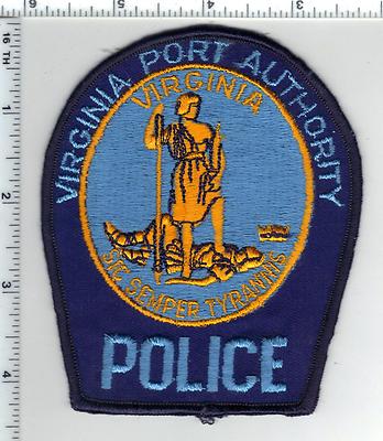 Virginia Port Authority Police Shoulder Patch from the 1980's | eBay