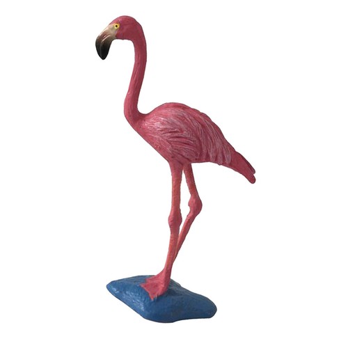 Mini Pink Flamingos Model Figure Toy Micro Landscape Decors ...