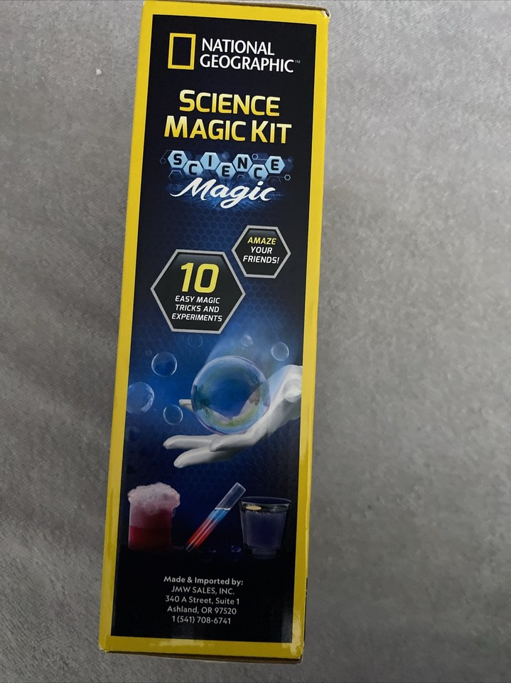 NATIONAL GEOGRAPHIC Science Magic Kit Chemistry with 10 Amazing Magic ...
