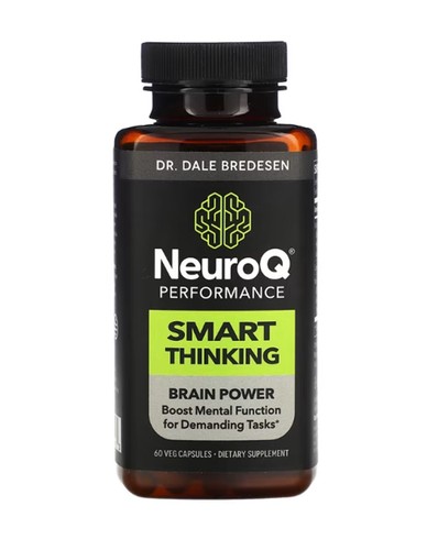 NeuroQ Perfomance Smart Thinking Brain Power 60 Capsules Life Seasons ...