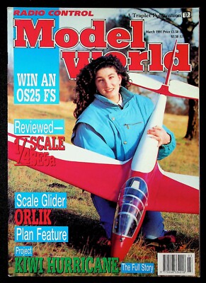 Radio Control MODEL WORLD Magazine::MARCH 1991 | eBay