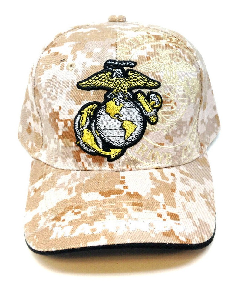 USMC UNITED STATES MARINE CORPS US MARINES DIGITAL CAMO MILITARY HAT ...