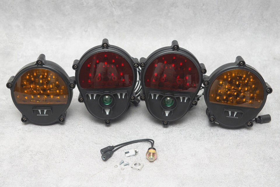 Humvee Brake Light Turn Signal Kit W Reverse Light Switch LED 5 Ton 2.5 ...
