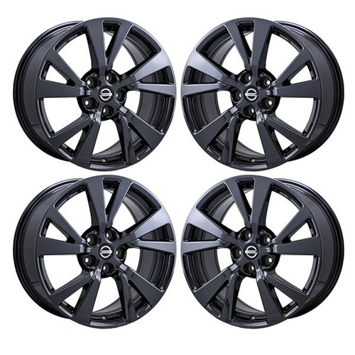 18" NISSAN MAXIMA PVD BLACK CHROME WHEELS-C RIMS FACTORY OEM 62721 ...