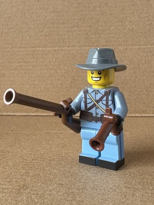 Lego Minifigure WW2 War Australian Soldier Musket + Pistol Weapon ...