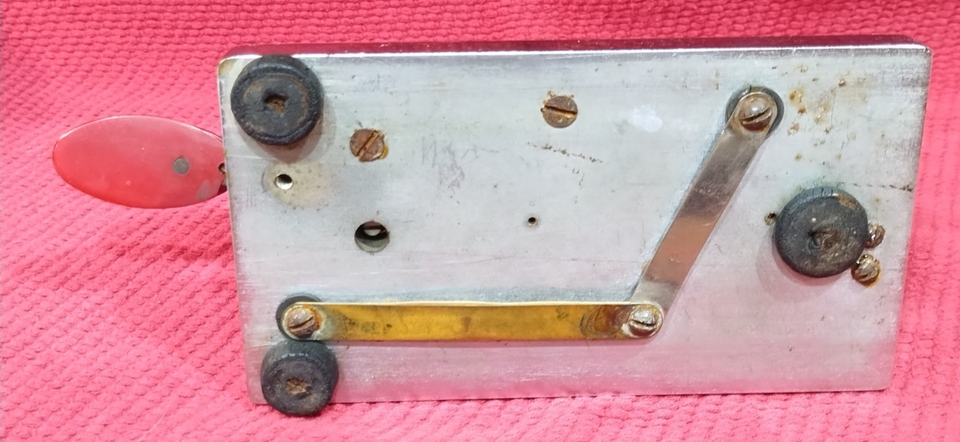Genuine Vibroplex Bug Deluxe Key Telegraph VINTAGE BEAUTIFUL BADGE | eBay