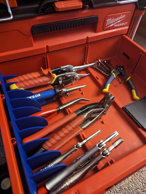 Milwaukee Packout 3 Drawer Tool Box Insert Pliers Organizer Rack | eBay