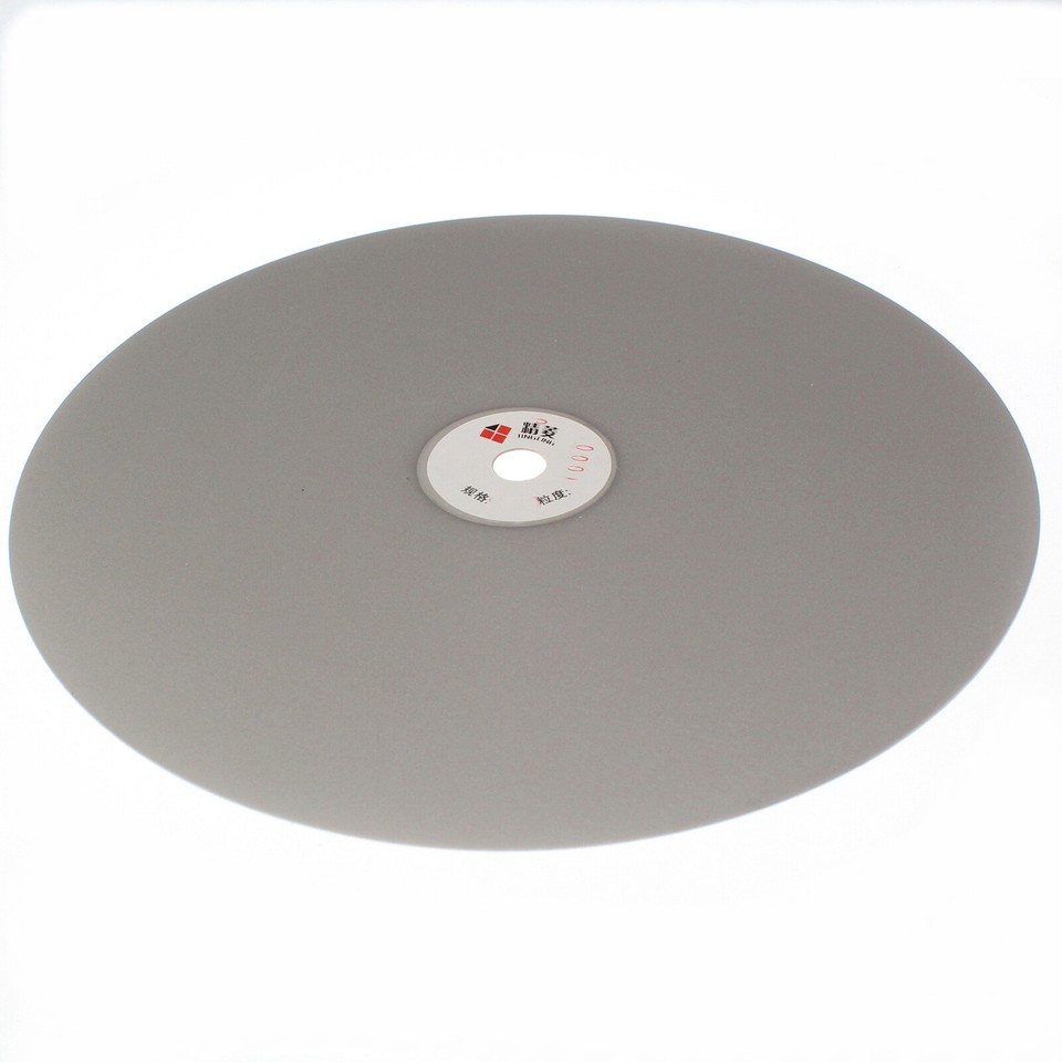 12" inch Diamond Grinding Disc Grit 46-2000 Flat Lap Disk Abrasive ...