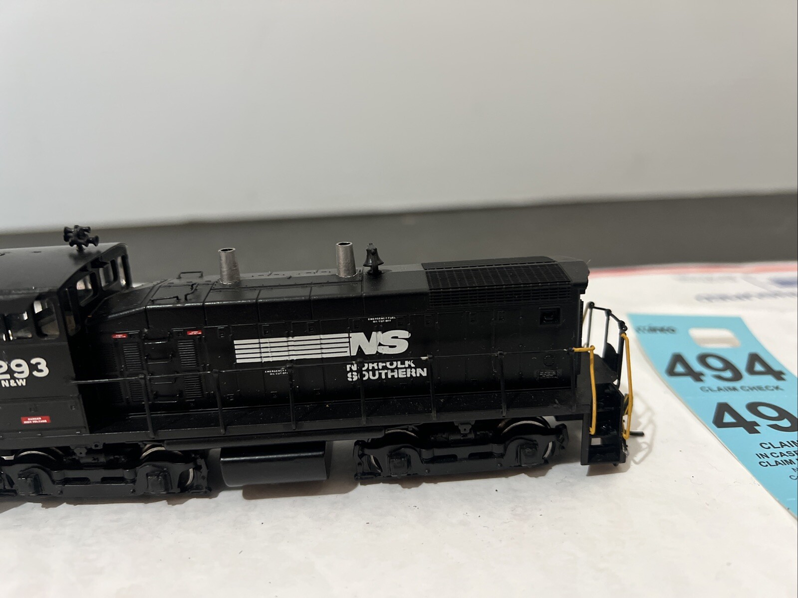 Athearn 3904 SW1500 Switcher Norfolk Southern #2293 N&W HO Train Engine ...