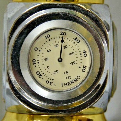 Spinning Desk Clock, Thermometer and Hygrometer All-In-One | eBay