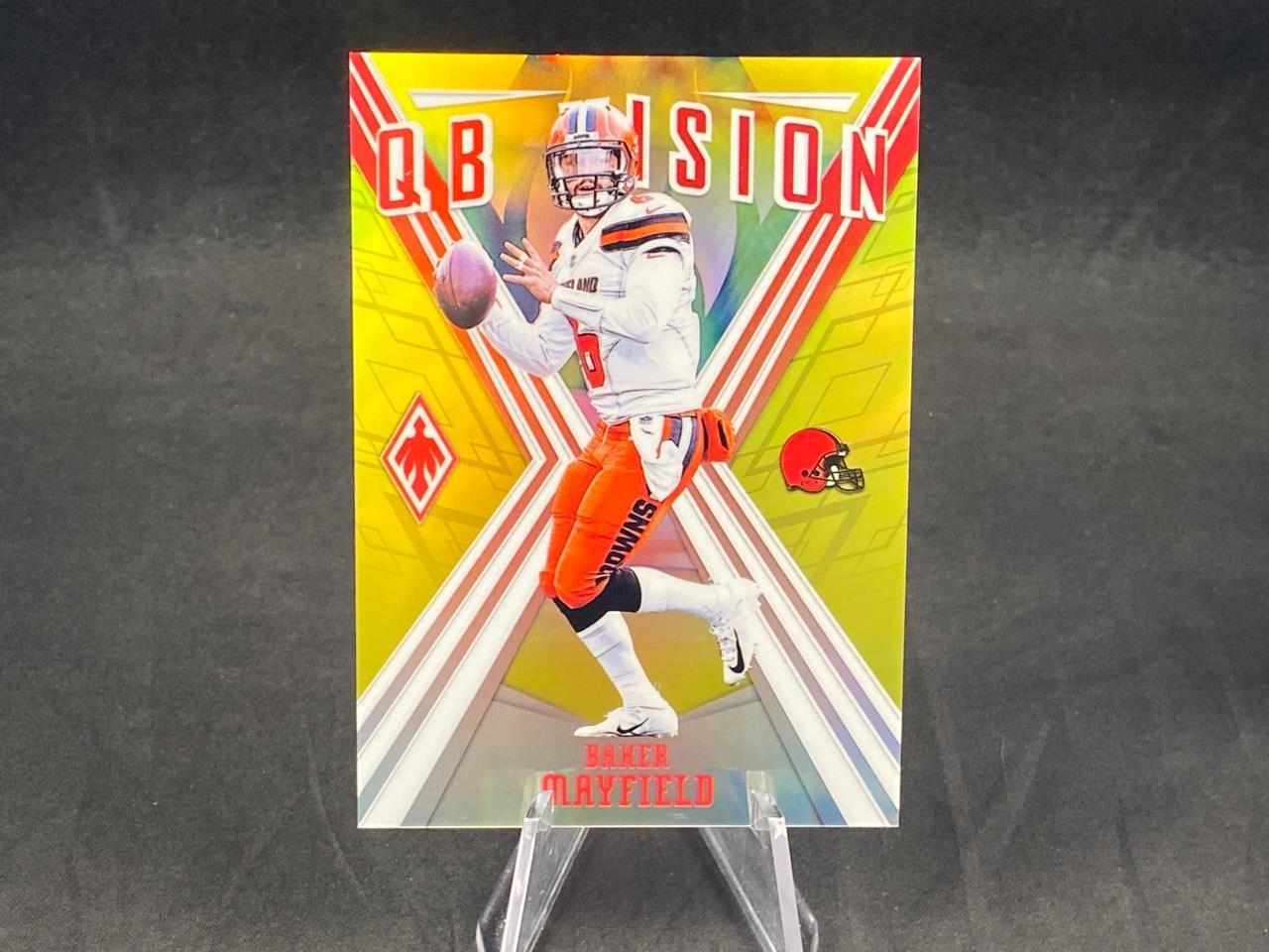 2019 PANINI PHOENIX FOOTBALL BAKER MAYFIELD YELLOW 55/75 | eBay