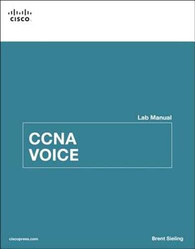CCNA Voice Lab Manual by Brent Sieling: New 9781587132995| eBay