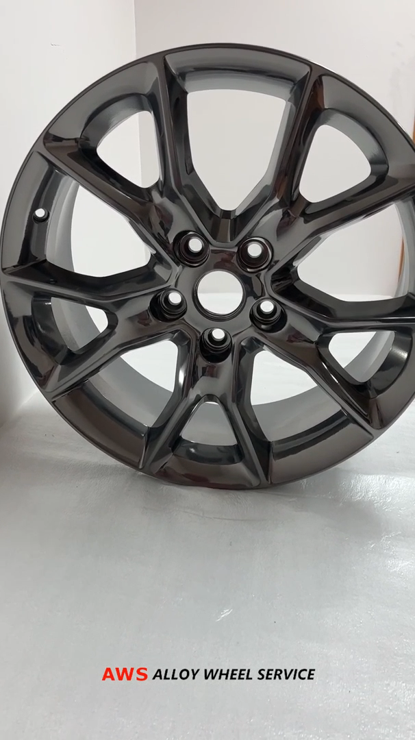 20" Jeep Grand Cherokee Summit Black Wheels Rims Factory OEM Set 4 9138 ...