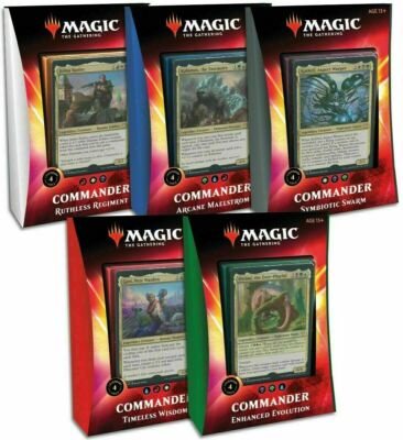 MTG Magic the Gathering Ikoria Commander Deck 2020 Set of All 5 Factory ...