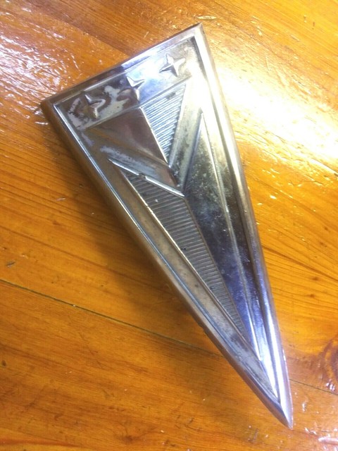 1961 Pontiac Hood Emblem Badge OEM #4812911 Vintage for sale online | eBay
