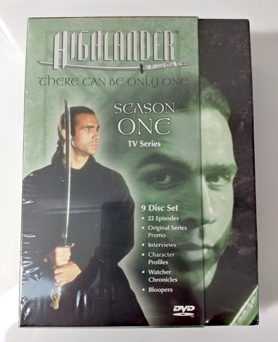 Video DVD - HIGHLANDER Series - Season One 9 Disc Box Set - NEW SEALED ...
