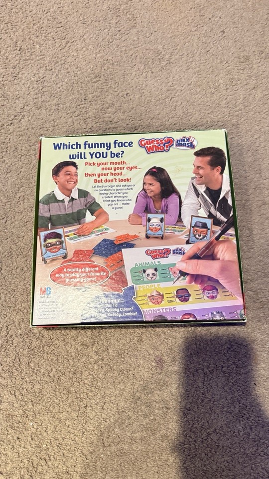 2009 *GUESS WHO?* Mix 'n MASH Wacky Guessing Game SEE DESCRIPTION | eBay