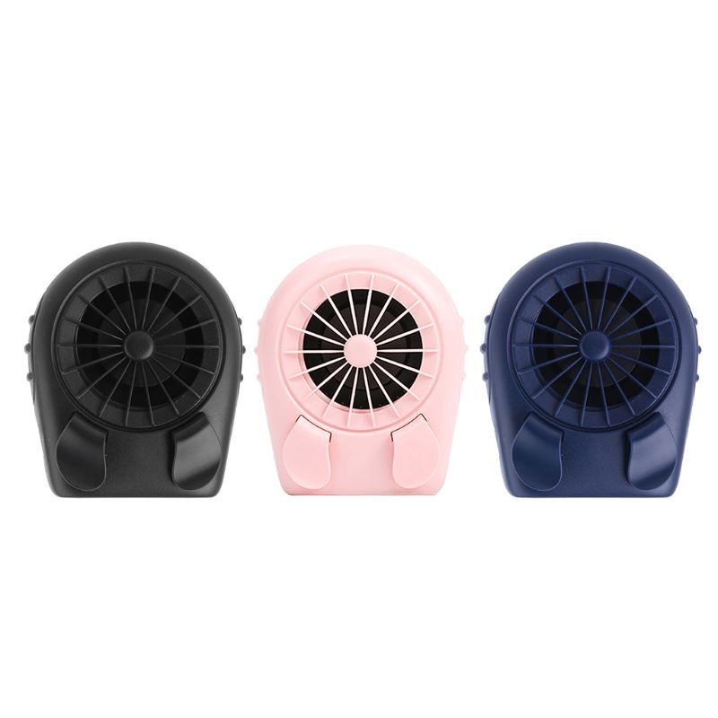 Handsfree Small Cooling Fan Mini Waist Clip Fan Portable Fan USB ...