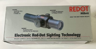Millett Red Dot Scope Obsolete SP-1 Mint Condition..Works RARE Looks ...