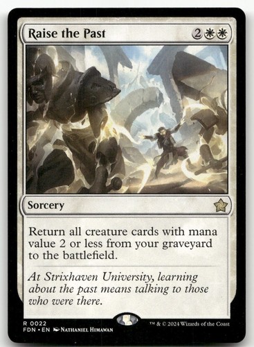 Raise the Past #22 (NM) Foundations FDN Magic MTG | eBay