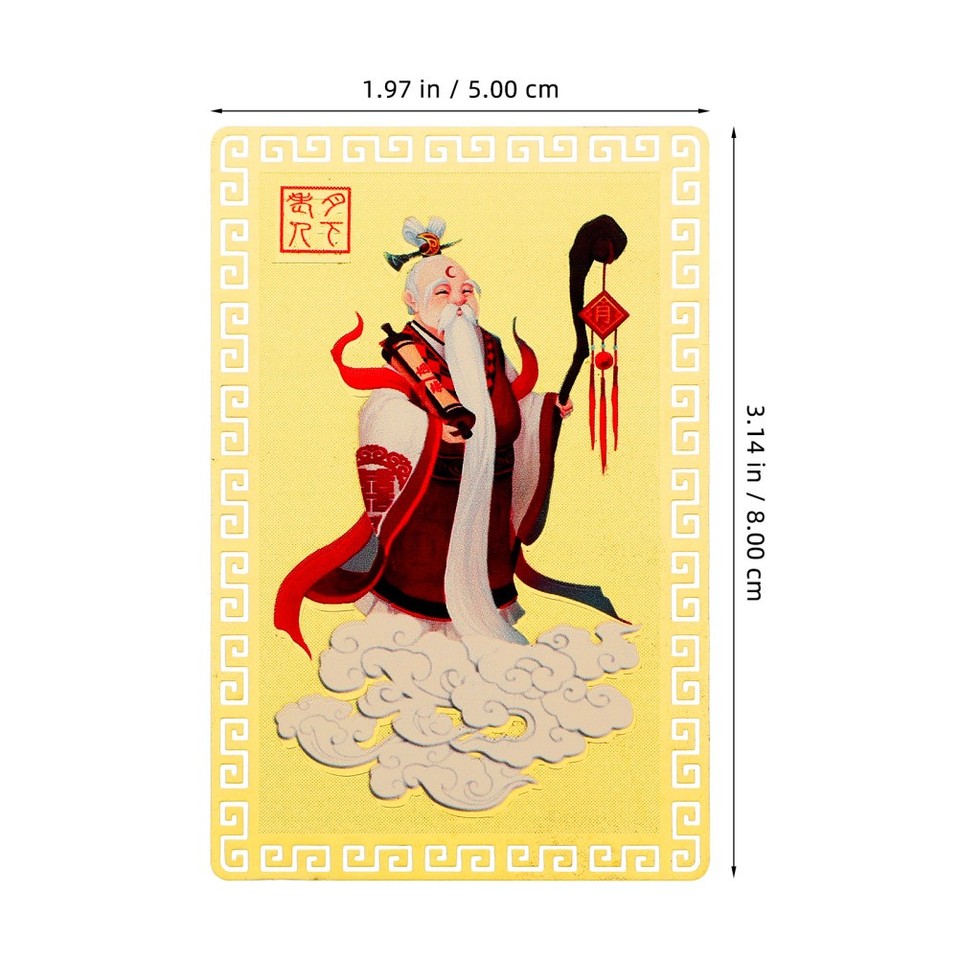 Traditional Chinese Amulets Decor Card Cards for Blessing Marriages ...