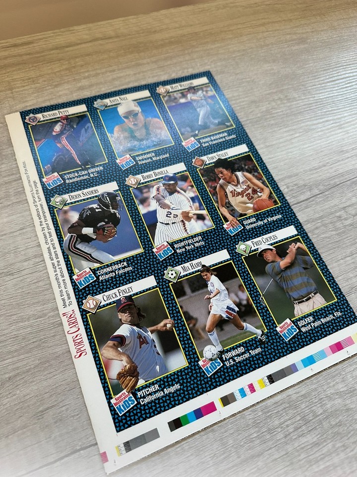 1992 Mia Hamm SI FOR KIDS MAY ROOKIE RC #71 SPORTS ILLUSTRATED Uncut ...