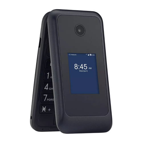 Consumer Cellular 4G LTE Verve Snap 8GB Flip Phone - Black | eBay