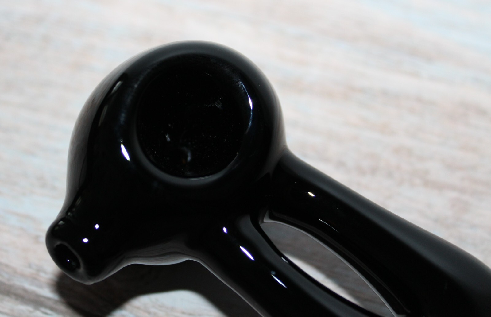 4" CYBER BLACK OPS Tobacco Smoking Glass Pipe w/ dual feed stem Glass ...