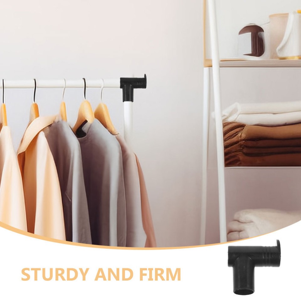 Clothes Rack Accessories Closet Rod Brackets Drying Pole Connectors ...