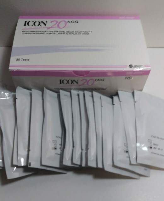 New Beckman Coulter Icon 20 hCG Pregnancy Test REF #395097 lot 50 | eBay
