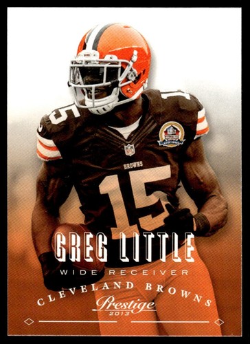 2013 Panini Prestige Greg Little Cleveland Browns #46 | eBay