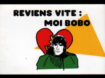 COEUR brisé REVIENS VITE : MOI BOBO HUMOUR illustré / CARTE POSTALE ...