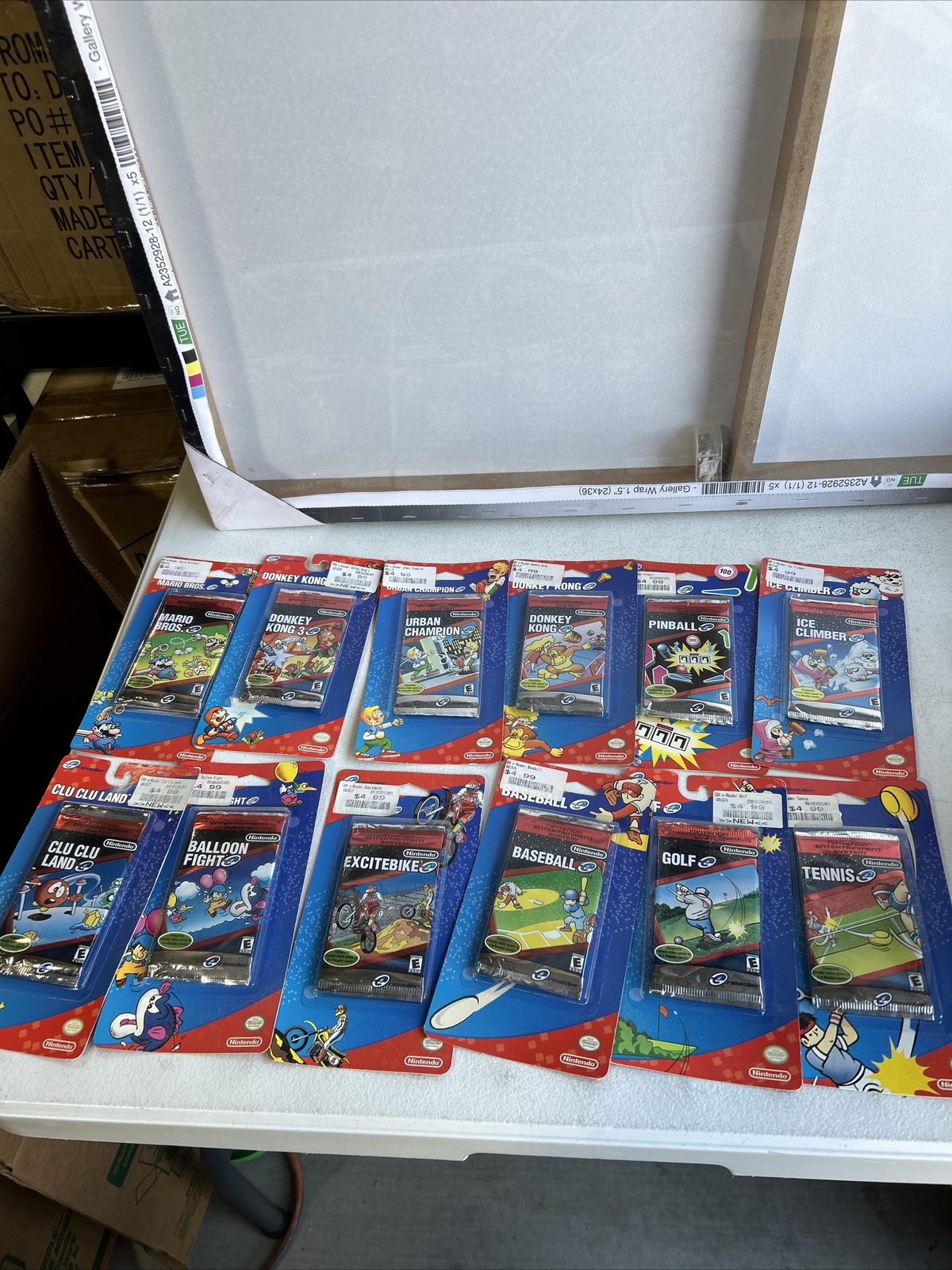 Nintendo E Reader Lot Of 12 Game Boy Advance GBA 2002) Complete Sealed ...