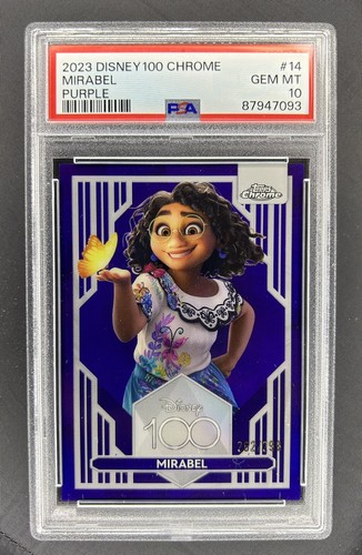 2023 Disney 100 Topps Chrome Mirabel #14 Encanto Purple Refractor/299 ...