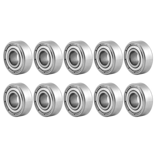 10pcs 696ZZ Double Shielded Miniature Steel Ball Bearings 6*15*5 Mm HH0 ...
