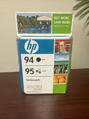 Genuine HP 98 Black & 95 Tricolor Ink Cartridges Combo Pack Brand New ...