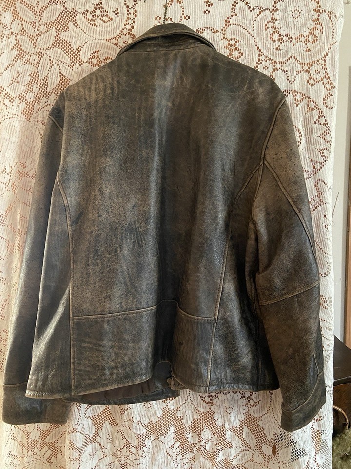 Vintage American Eagle Mens Faux Leather Jacket size XXL | eBay
