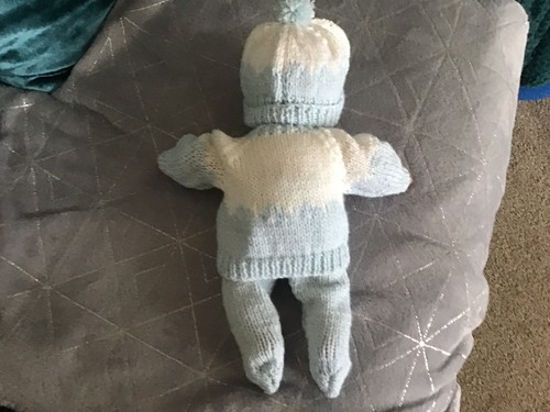 Hand Knitted Dolls Clothes For 12 Inch Doll | eBay UK