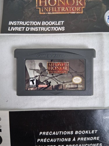 Medal of Honor: Infiltrator Nintendo Game Boy Advance GBA Game Manual ...