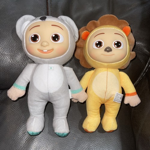 Lot of 2 Cocomelon Lion Koala 8” Tall Plush Dolls Jazwares | eBay