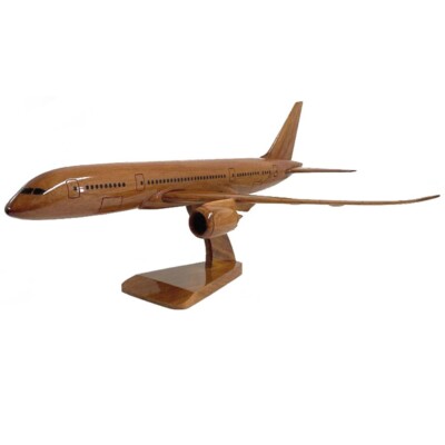 Boeing 787 Dreamliner Civilian Airliner Aircraft Wooden Desktop Model ...