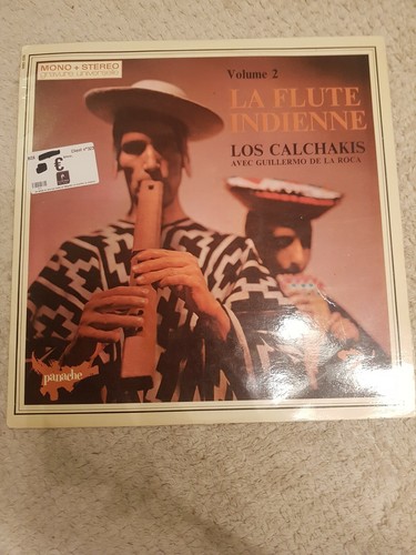 🥰 disque vinyle 33 tours / Guillermo De La Roca la flute indienne Los ...